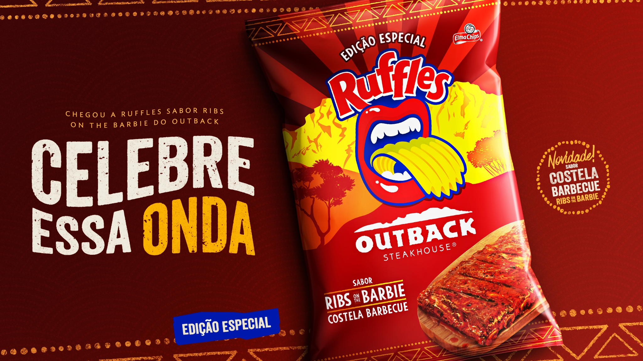 Ruffles e Outback lançam campanha “Celebre Essa Onda” para anunciar ...